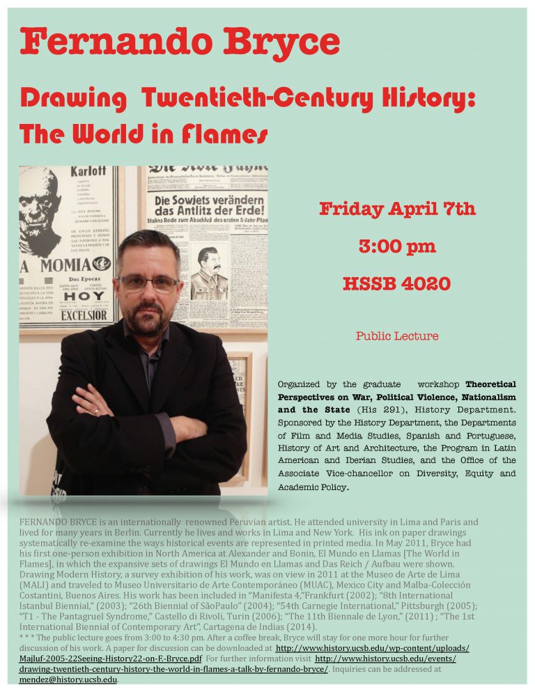 Drawing Twentieth-Century History: The World in Flames, a talk by ...