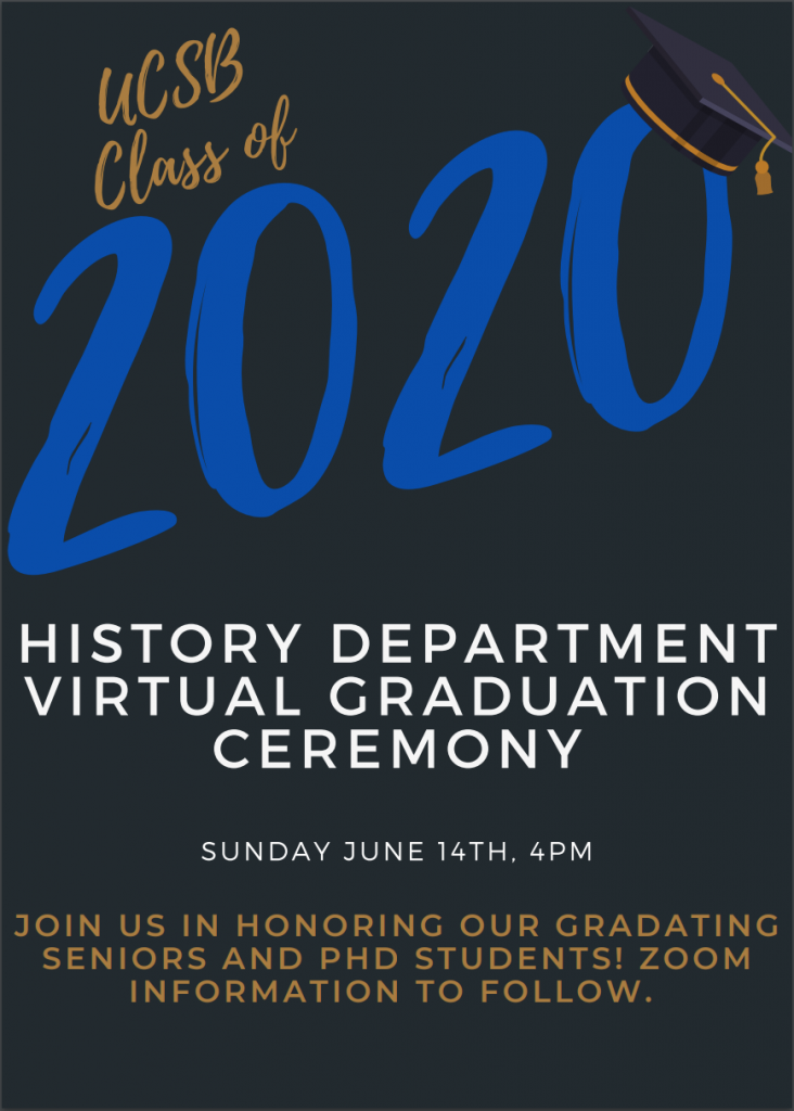 History Department Graduation – Department of History, UC Santa Barbara